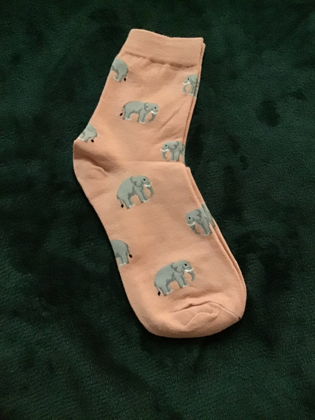 Elephant Socks, Pink Socks, Novelty Socks, Fun Socks, Baby Elephants ...