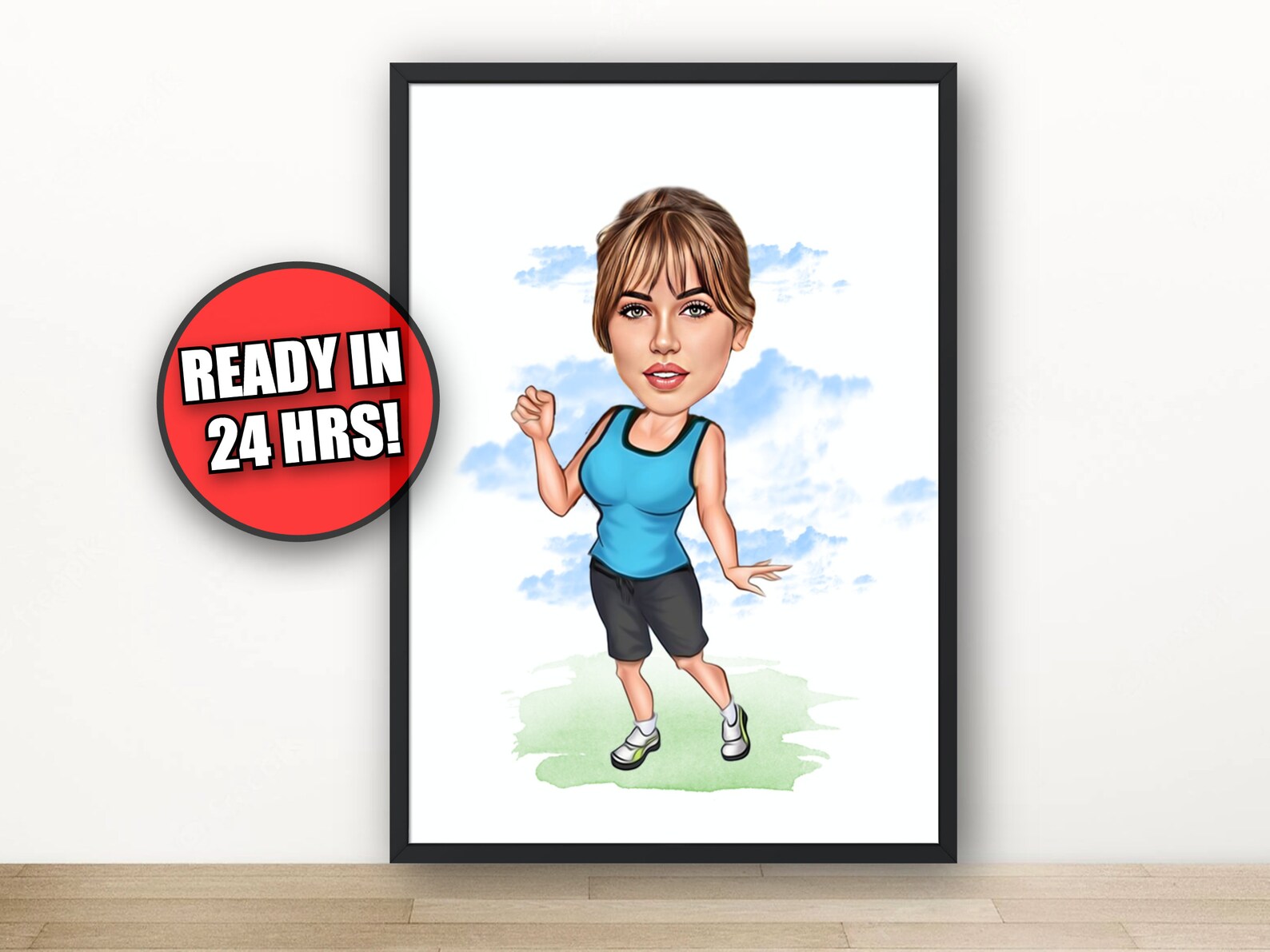 Personalised Caricature Portrait, Caricature Portrait, Family Portrait ...