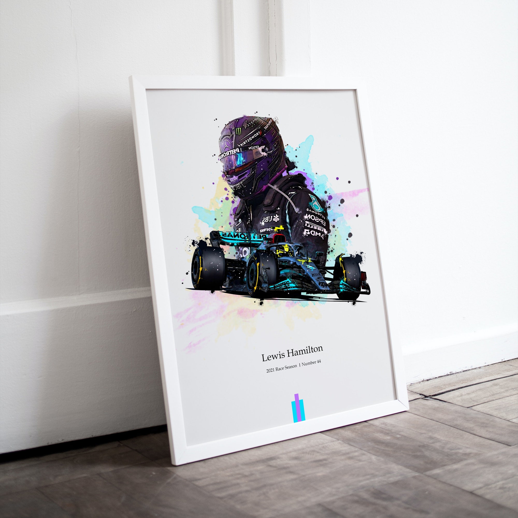 Lewis Hamilton F1 Driver Poster, Formula 1 Mercedes Racing Car 2022 ...