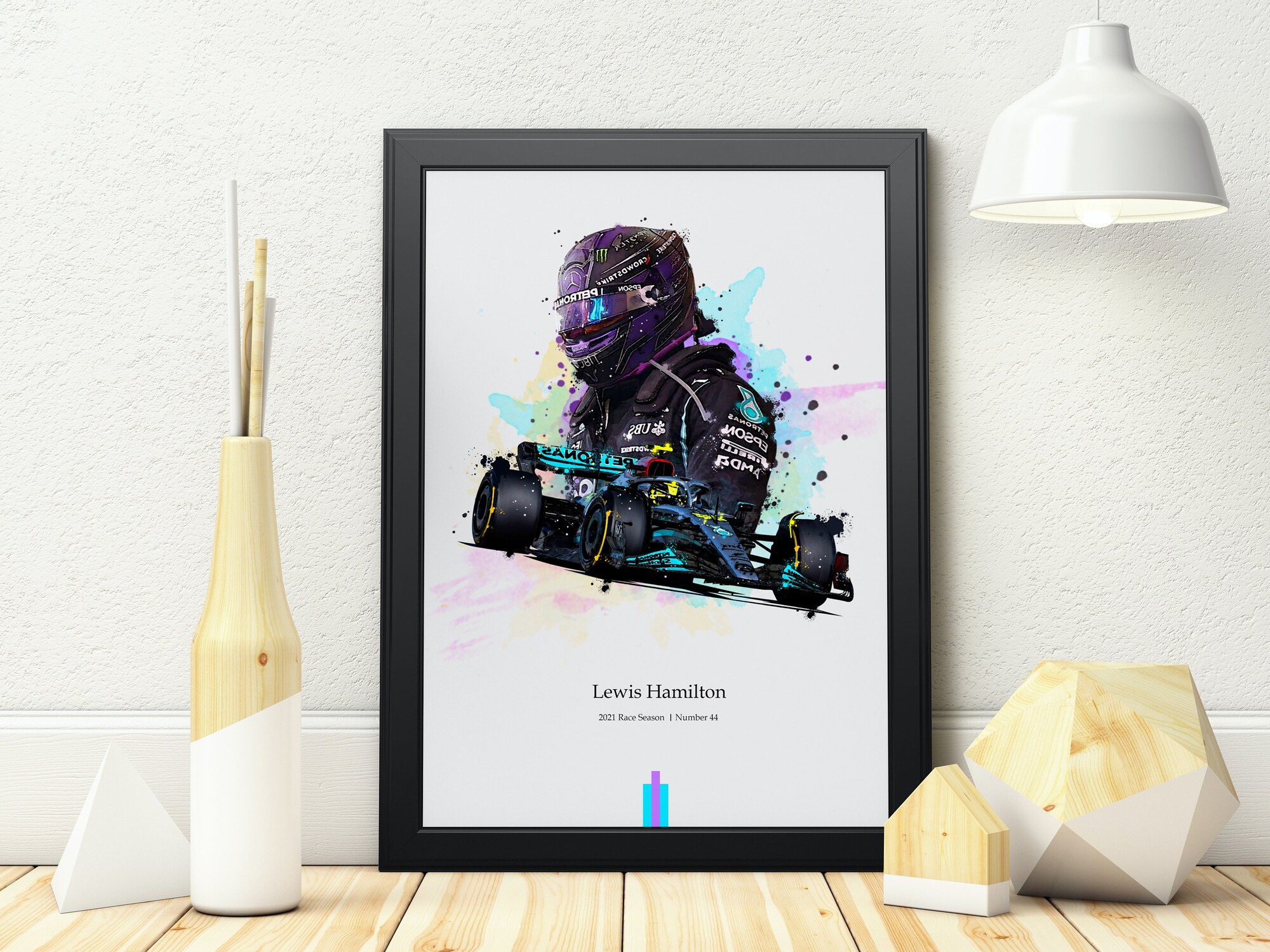 Lewis Hamilton F1 Driver Poster, Formula 1 Mercedes Racing Car 2022 ...