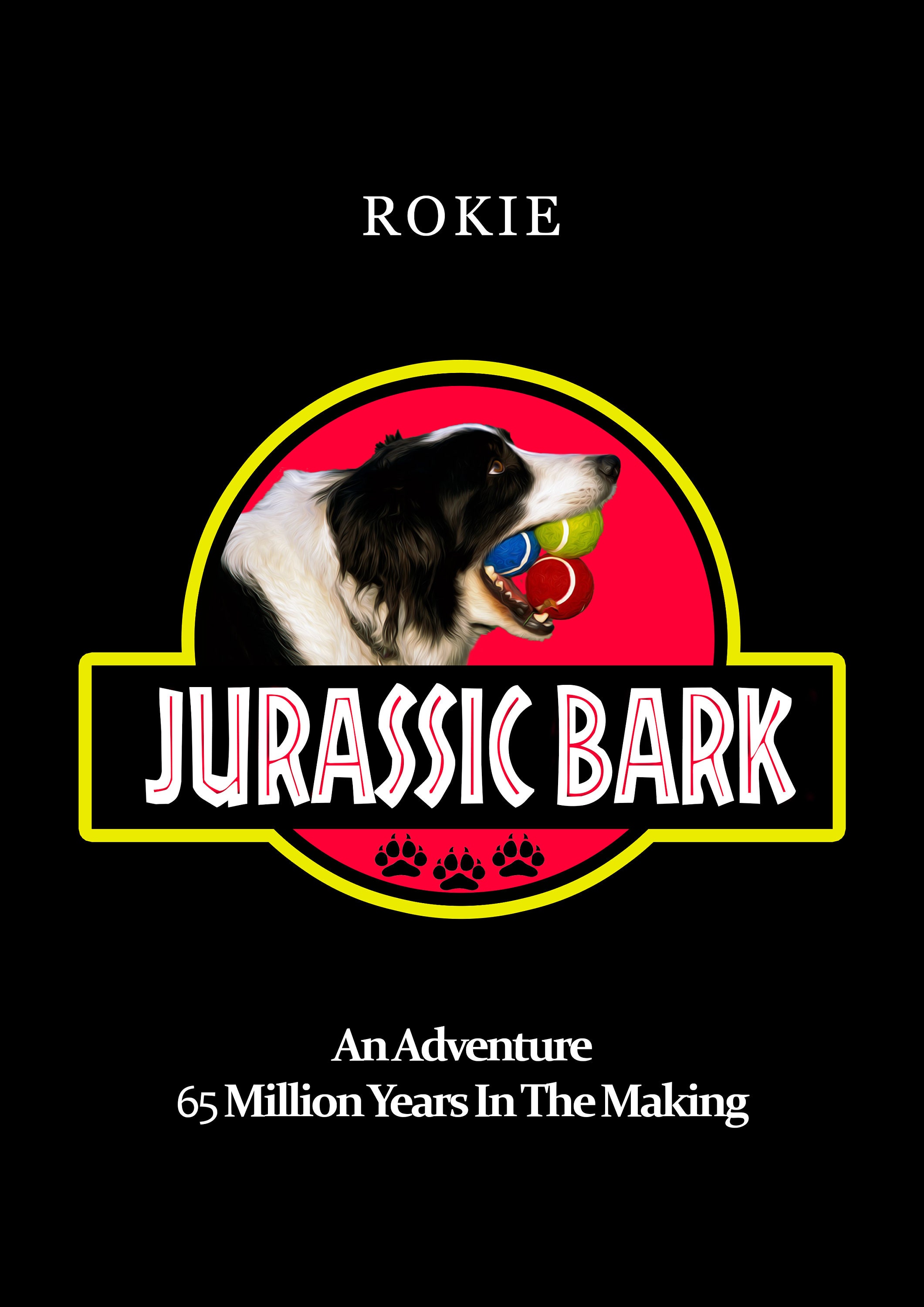 Personalised Pet Movie Poster, Custom Pet Portrait, Dog Movie Poster ...