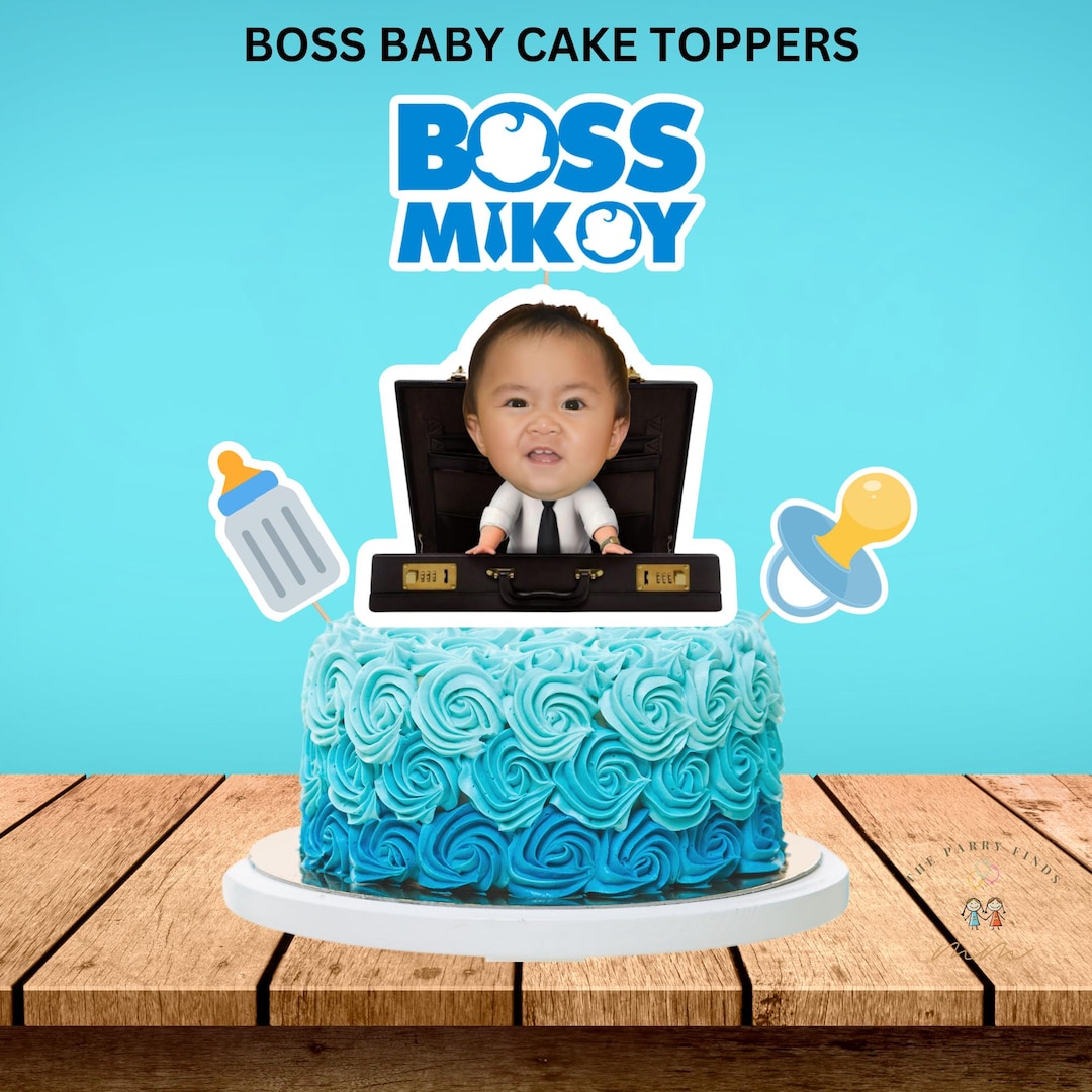 Customized Boss Baby Cake Toppers DIGITAL PRODUCT ONLY - Etsy Australia