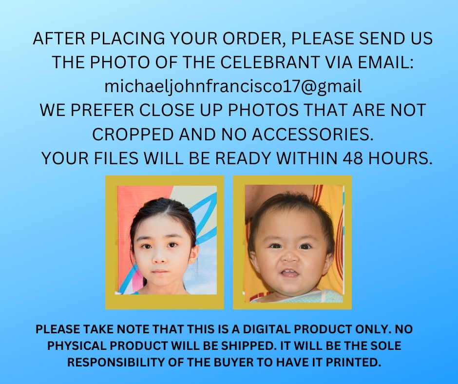 Personalized Boss Baby Floor Standee. DIGITAL PRODUCT ONLY Not Physical ...