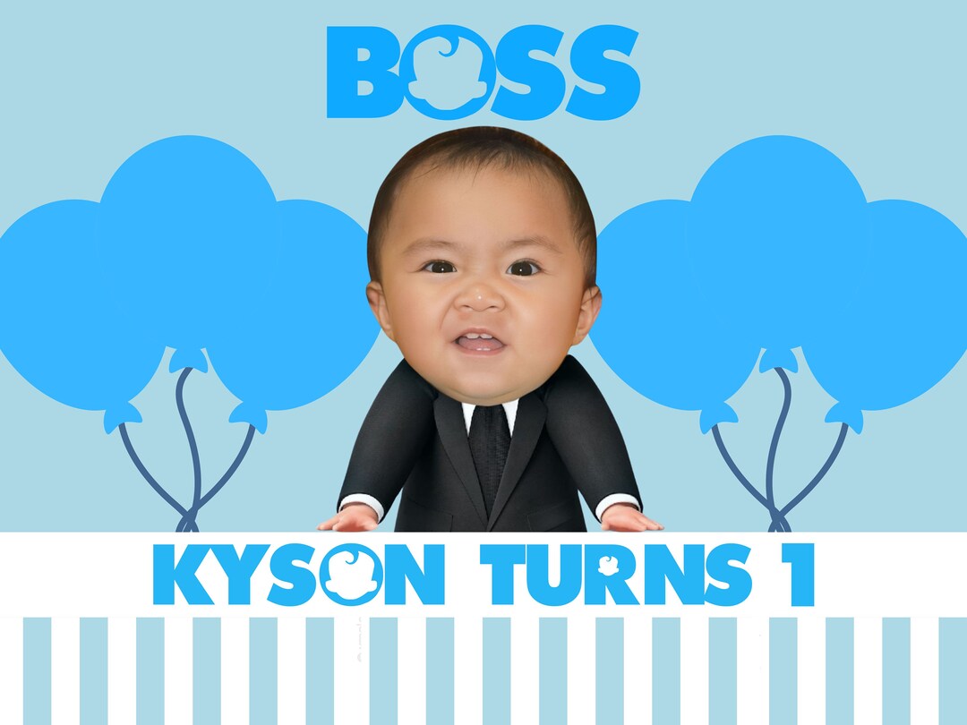 Personalized Boss Baby Theme Banner (DIGITAL PRODUCT ONLY) - Etsy