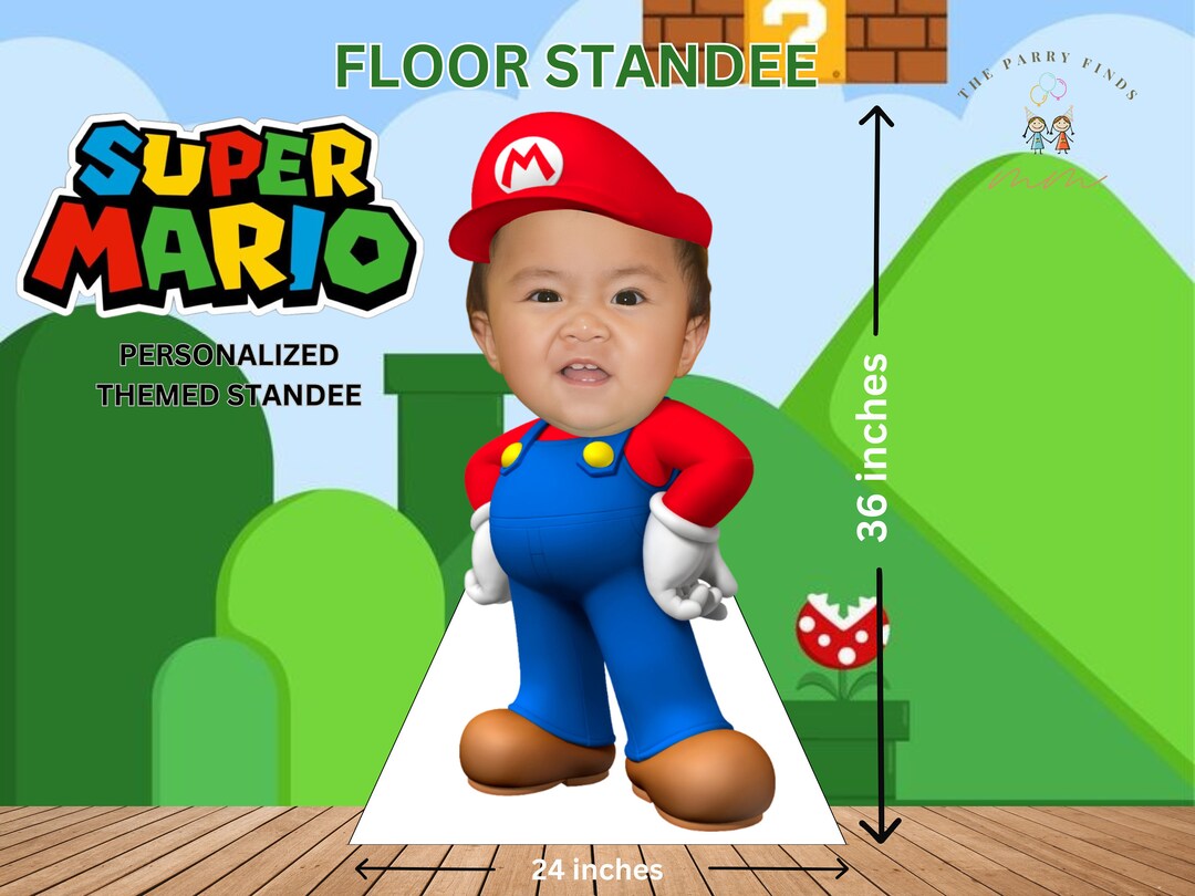 Customized Super Mario Standee DIGITAL PRODUCT ONLY - Etsy