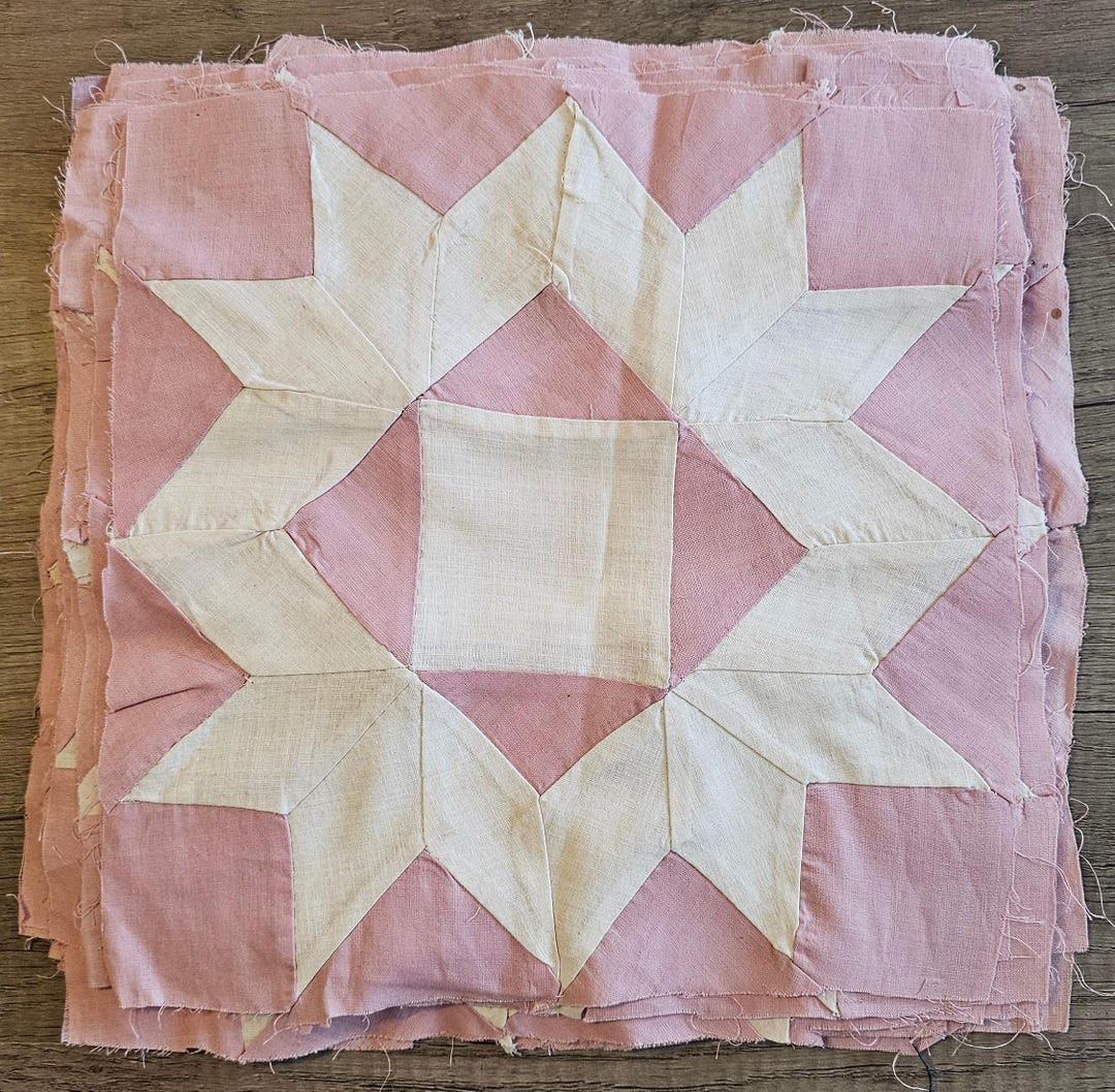 Antique Quilt Blocks - Etsy