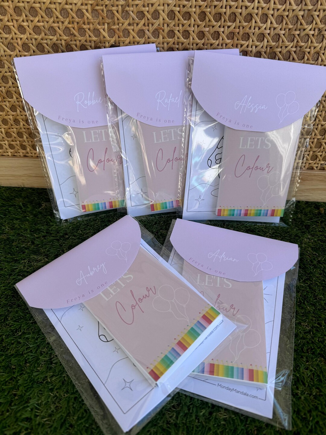 Classic Balloon Birthday Activity Pack Personalised Colouring Pack ...