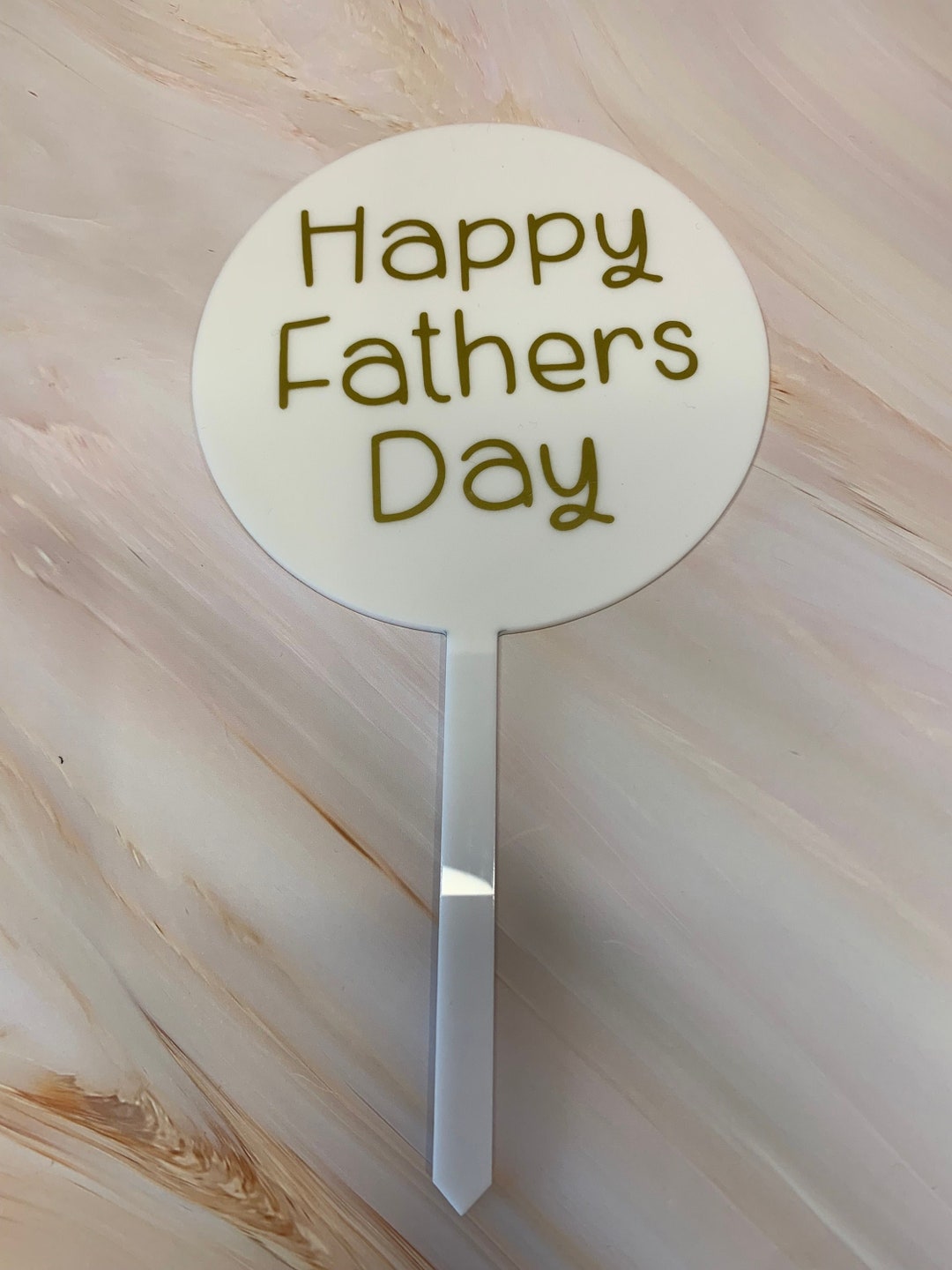 Matte White Cake Topper - Etsy