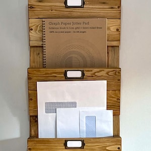 Reclaimed Wood, Mail/ Letter Organiser/ Magazine Rack - Etsy
