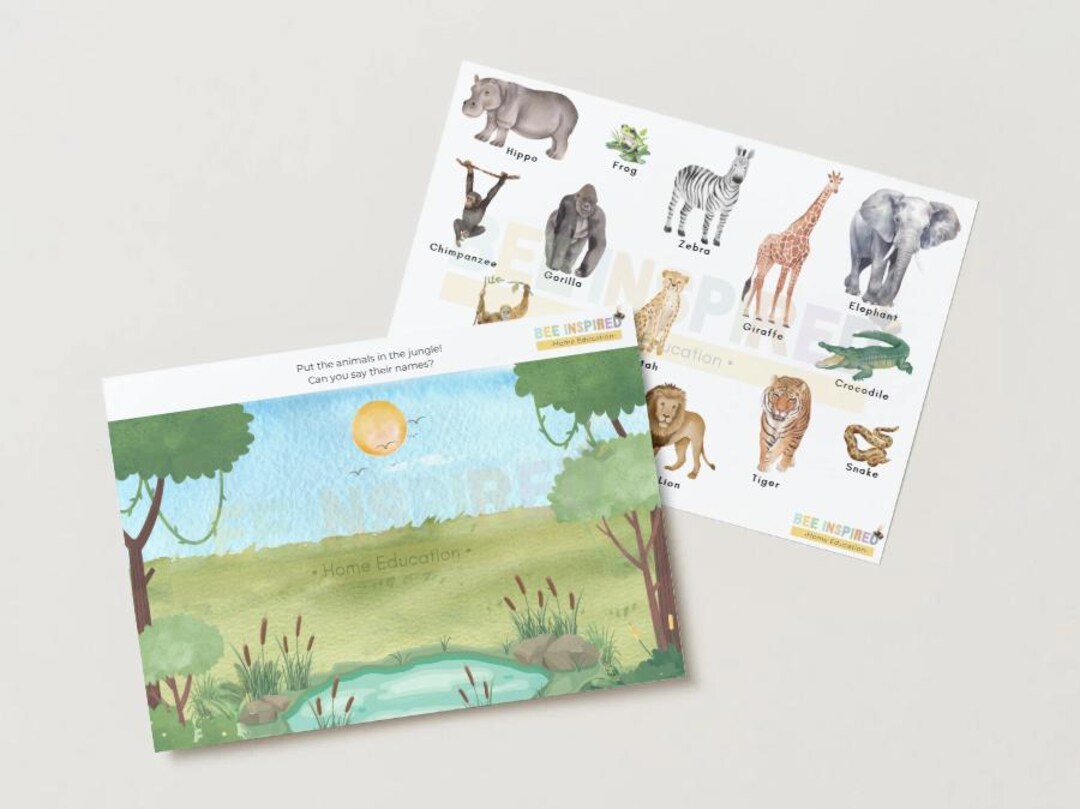 In the Jungle Printable Activity Pack | Jungle Animal Themed ...