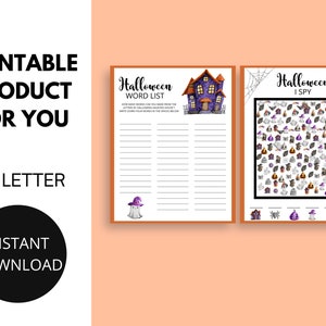 Halloween Party Games, 8 Printable Halloween Games, Halloween ...