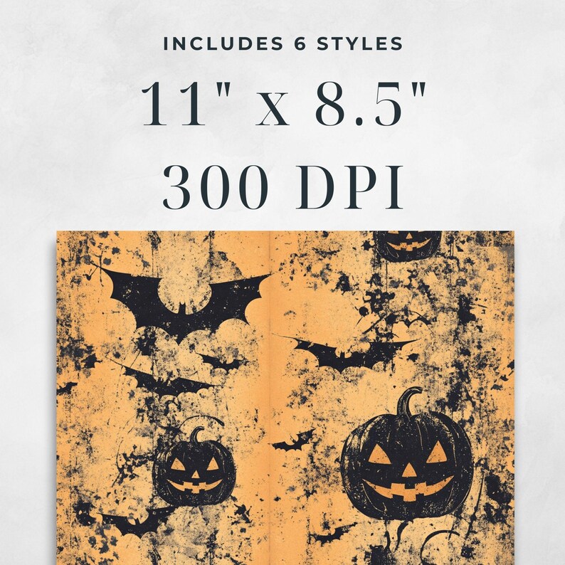 Vintage Shabby Chic Halloween Papers, Halloween Printable Journal Pages ...