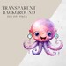 Baby Octopus Clipart, Watercolour Clipart, Digital Download, Paper ...