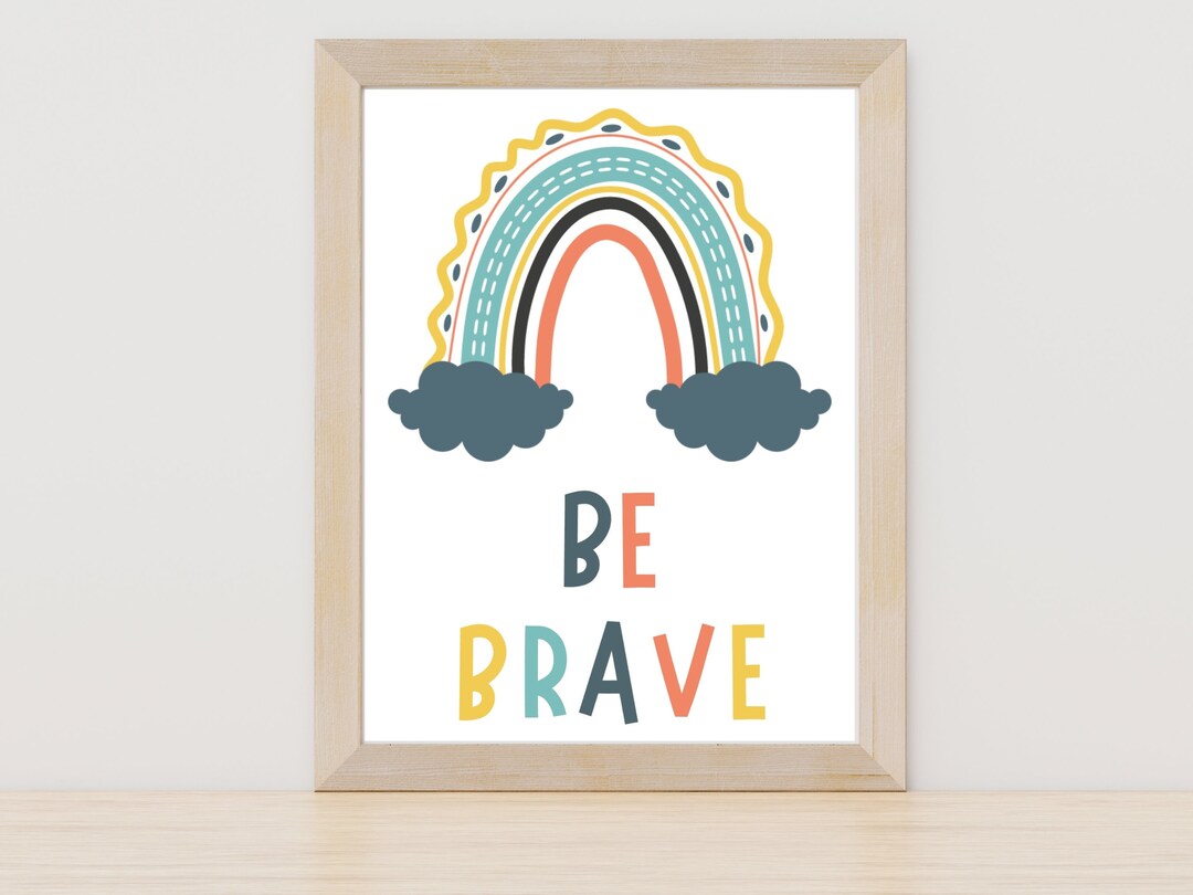 Rainbow Print, Nursery Decor, Kids Decor, Printable Wall Art, Digital ...