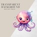 Baby Octopus Clipart, Watercolour Clipart, Digital Download, Paper ...