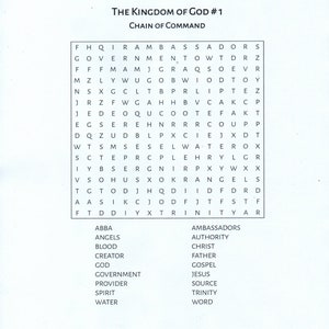 Kingdom of God_large Print_word Search Puzzle - Etsy