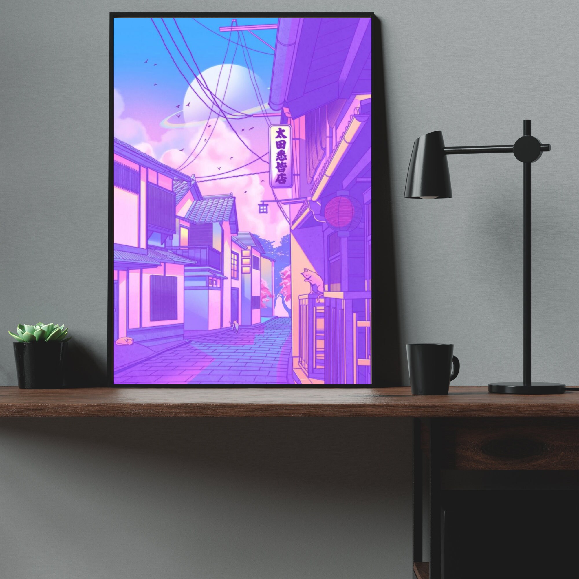 Anime Poster - Anime Print - Animation Cartoon - Anime Street Wall Art ...