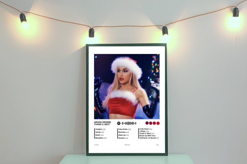 Thank U Next Poster , Ariana Grande Poster , Album Cover Poster , Music ...