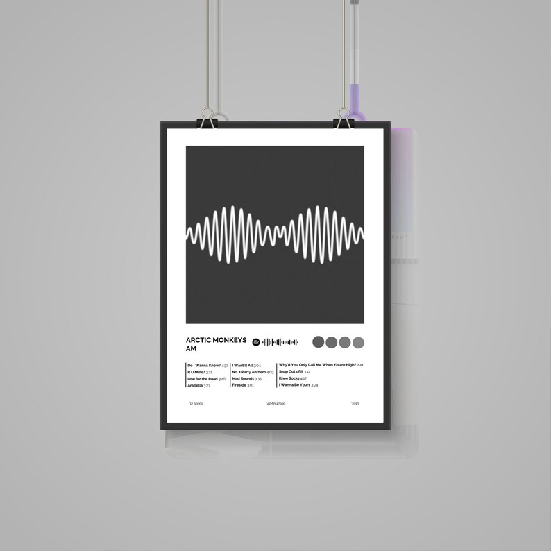 Arctic Monkeys Poster AM Album Poster Arctic Monkeys AM - Etsy