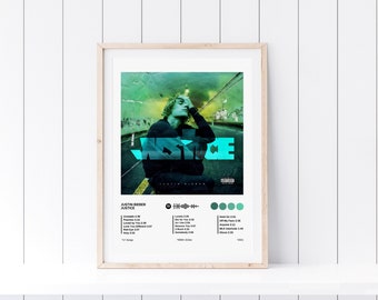 Justin Bieber Justice Album Poster - Etsy Canada
