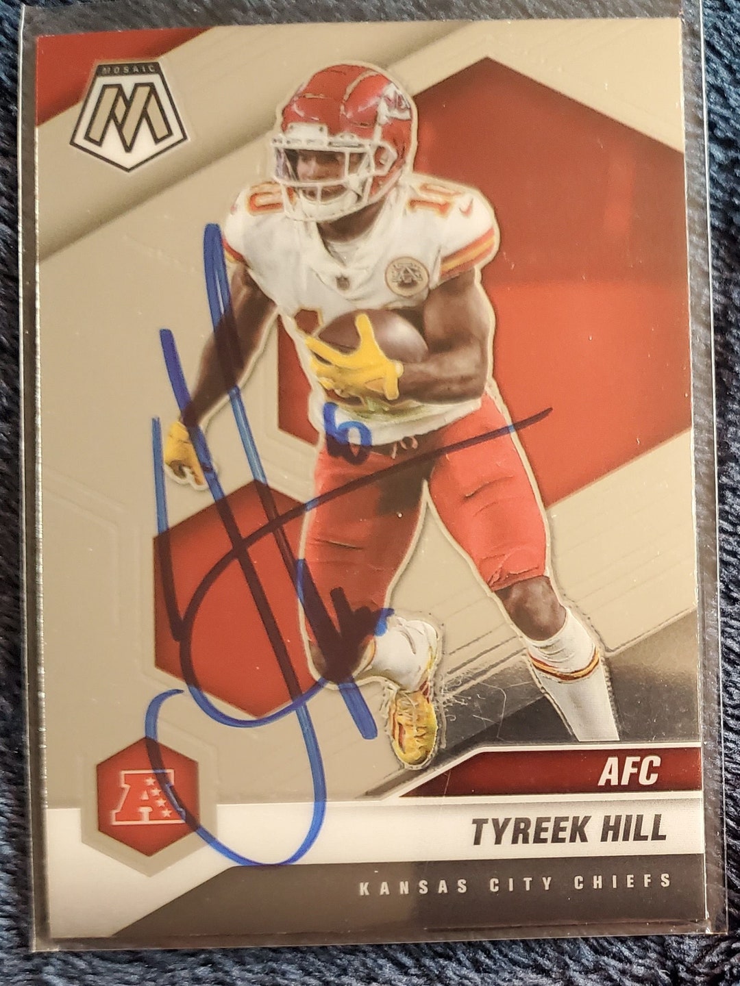 Tyreek Hill Authentic Hand Signed 2021 Prestige Card Autographed Future ...