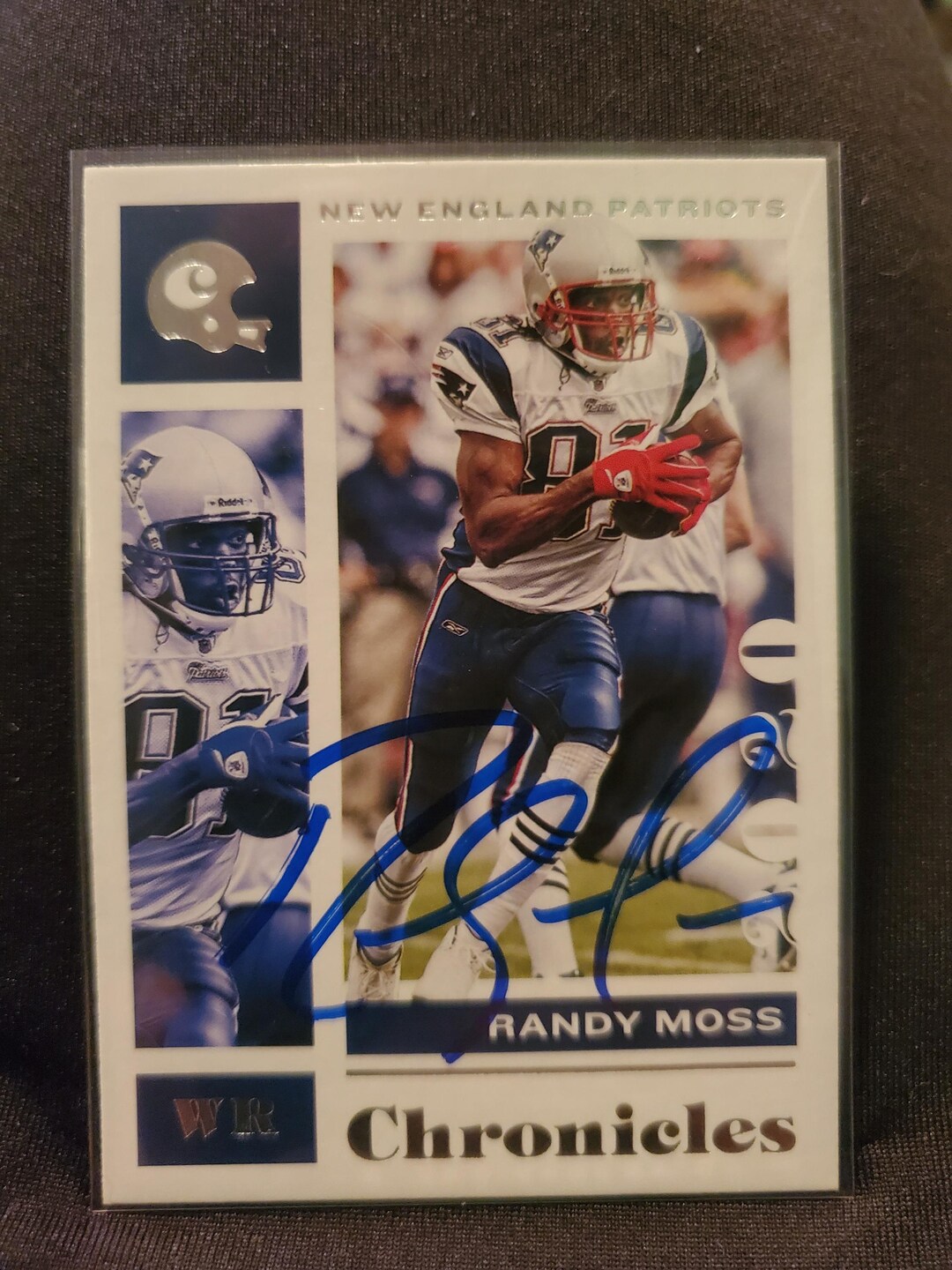 Randy Moss Authentic Hand Signed 2020 Panini Football Card Autographed ...