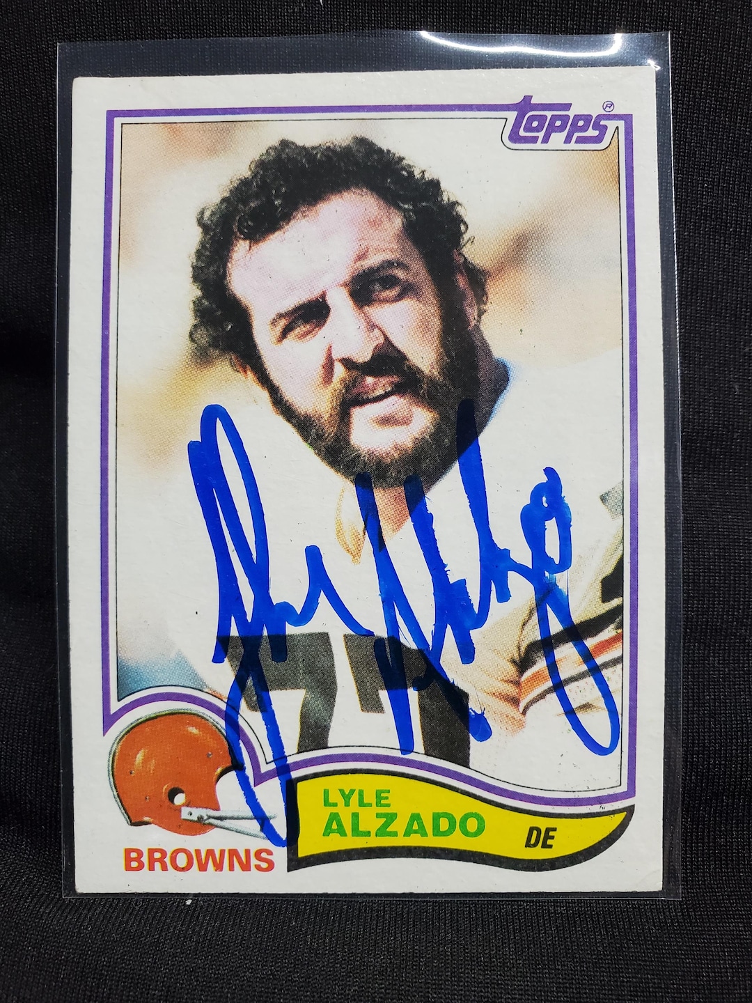Lyle Alzado Authentic Hand Signed 1982 Topps Card Autographed Deceased ...