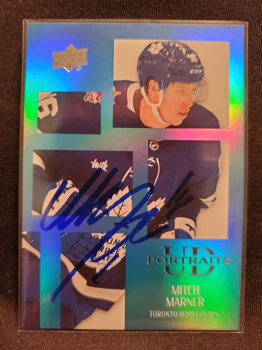 Mitch Marner Authentic Hand Signed 2024 Upper Deck Hockey Card ...