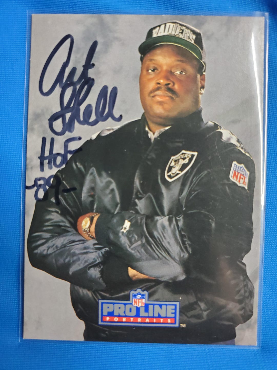 Art Shell Signed 1991 Pro Line Card Autographed HOF Autographed Card ...