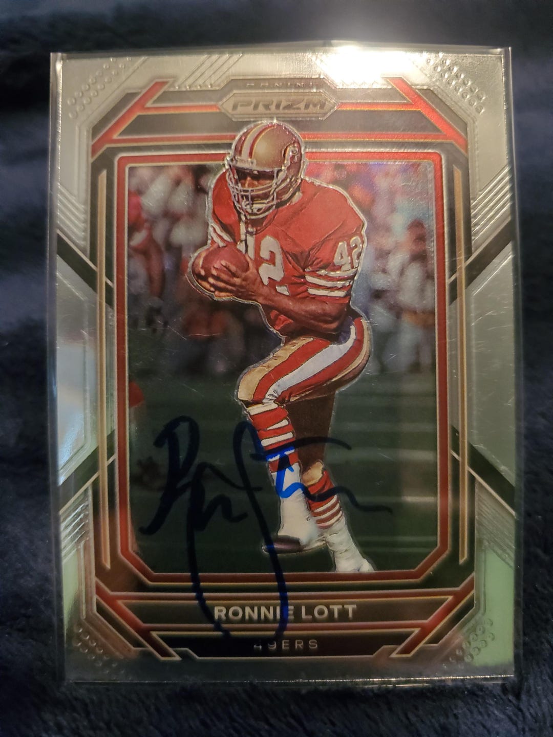 Ronnie Lott Authentic Hand Signed Panini Card Autographed HOF San ...