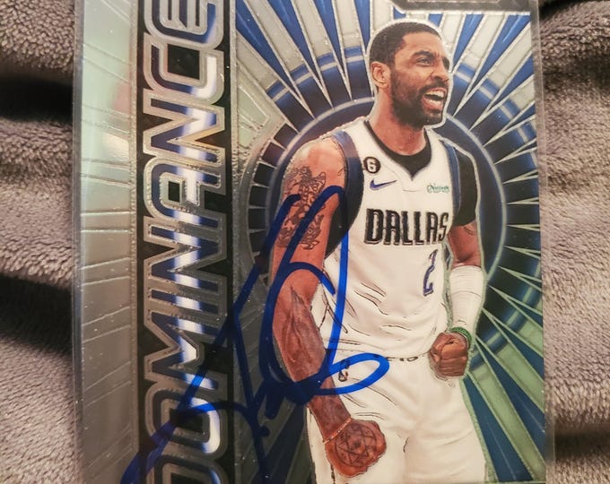 Kyrie Irving Authentic Hand Signed NBA Panini Basketball Card ...