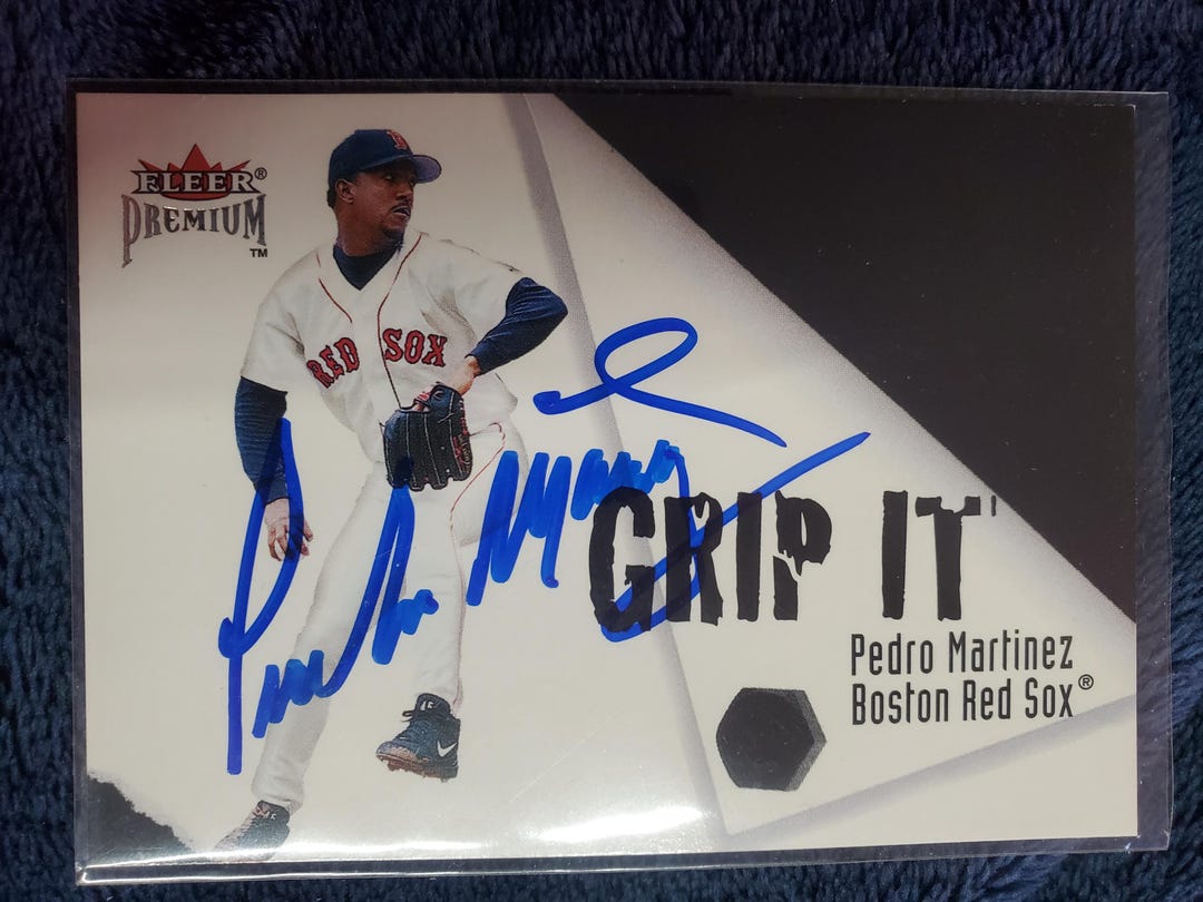 Pedro Martinez Authentic Hand Signed 2001 Fleer Premium Card ...