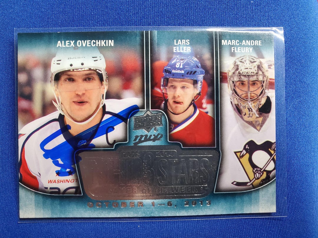Alexander Ovechkin Authentic Hand Signed 2014 MVP Card Autographed ...
