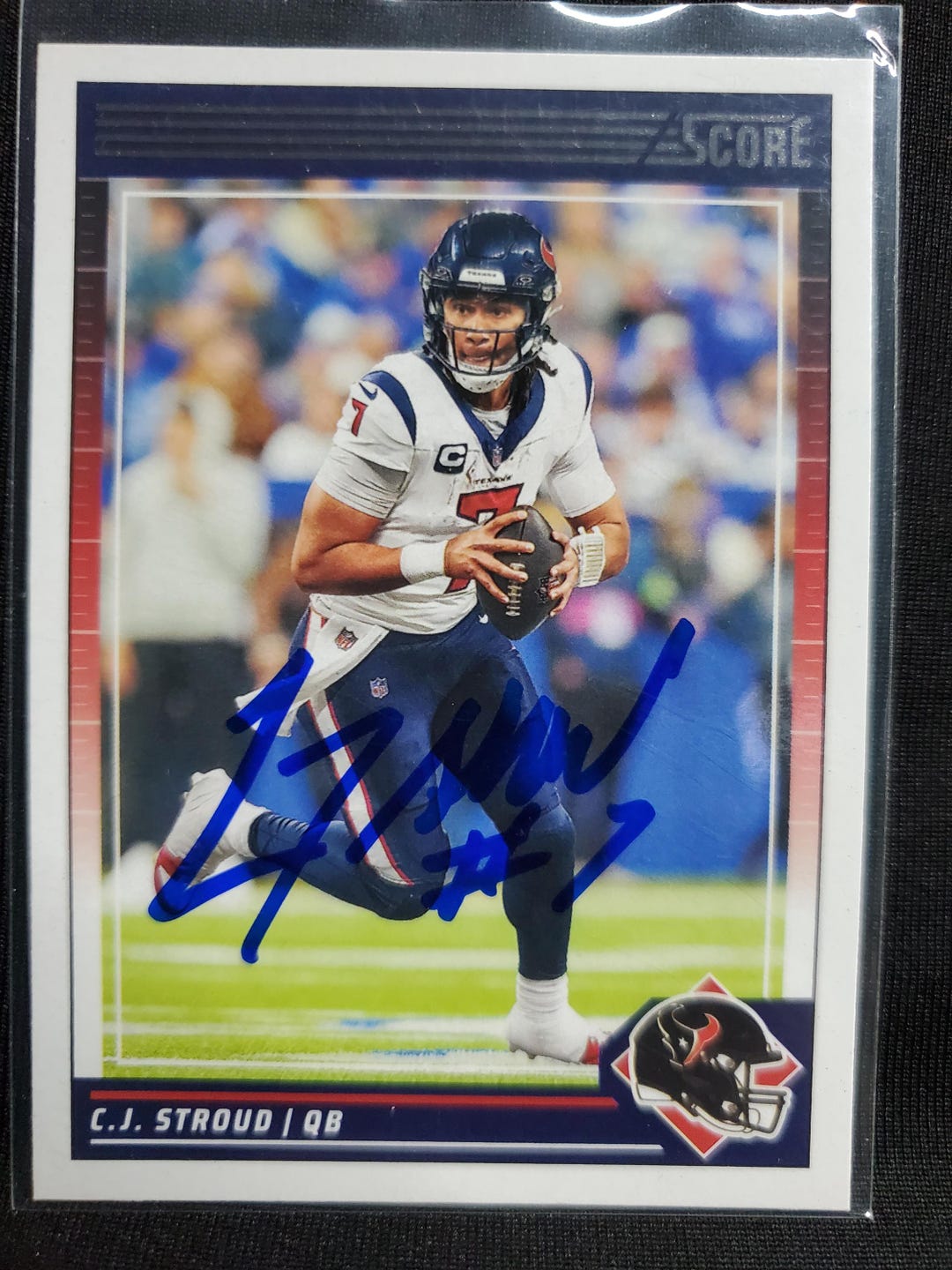 CJ Stroud Authentic Hand Signed 2024 Panini Score Card Autographed ...