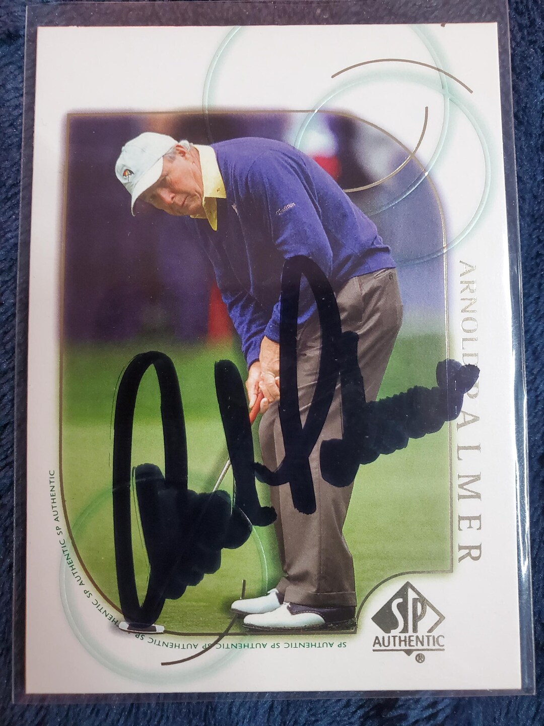 Arnold Palmer Authentic Hand Signed 2001 Upper Deck Sp Authentic PGA ...