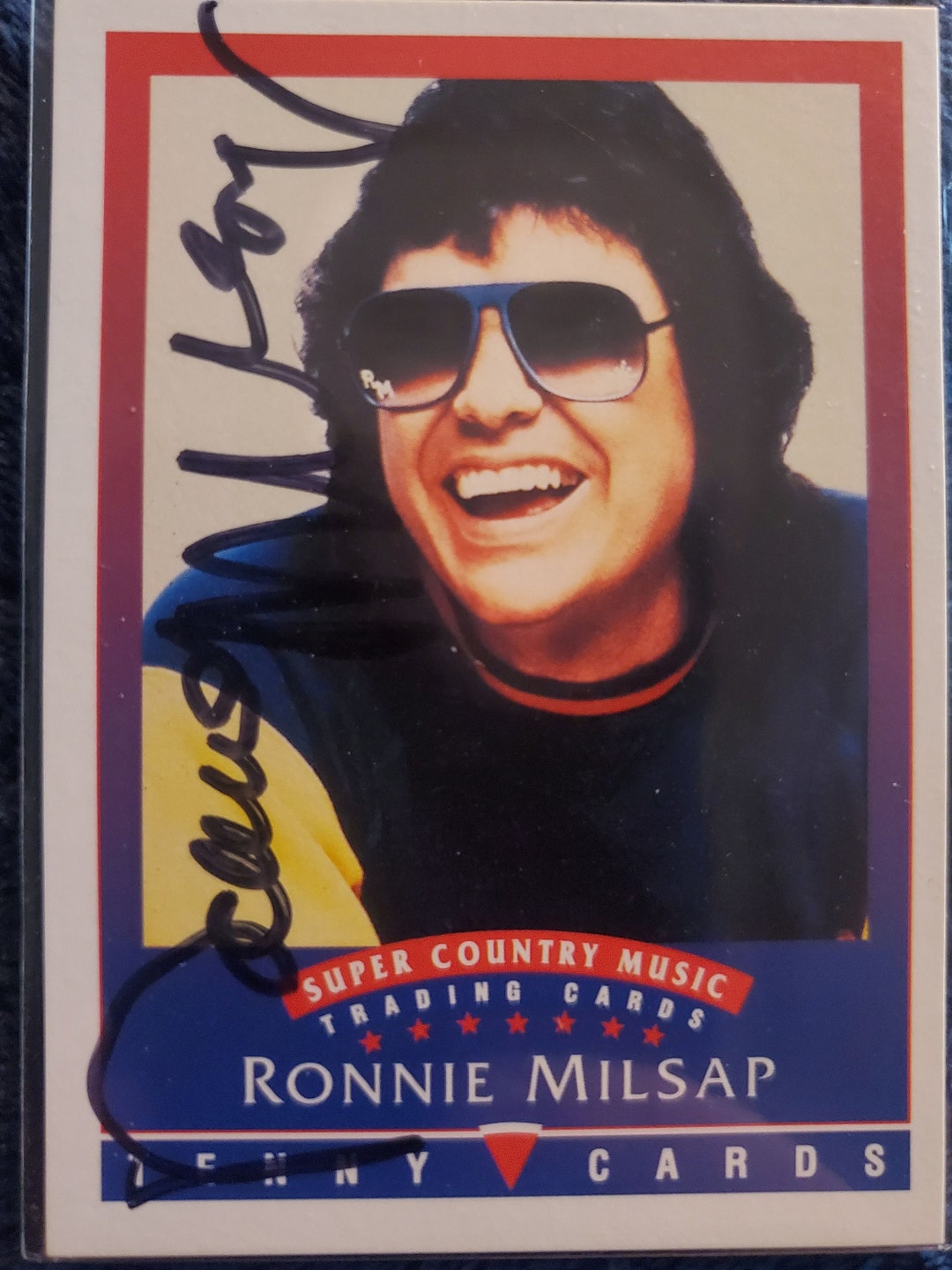 Ronnie Milsap Signed 1992 Tenny Cards Super Country Music Trading Card ...