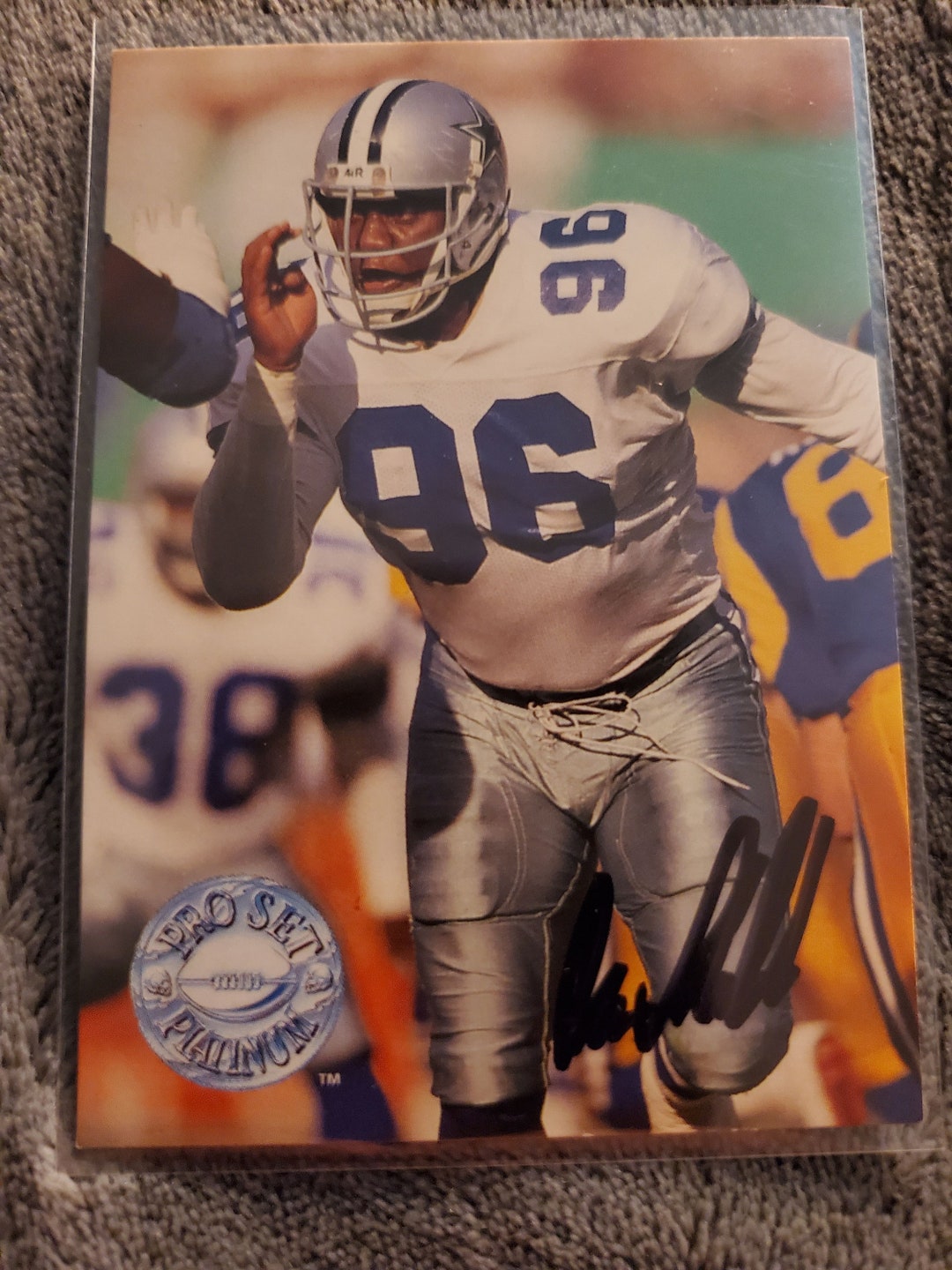 Daniel Stubbs Authentic Hand Signed 1991 Pro Set Platinum Football Card ...