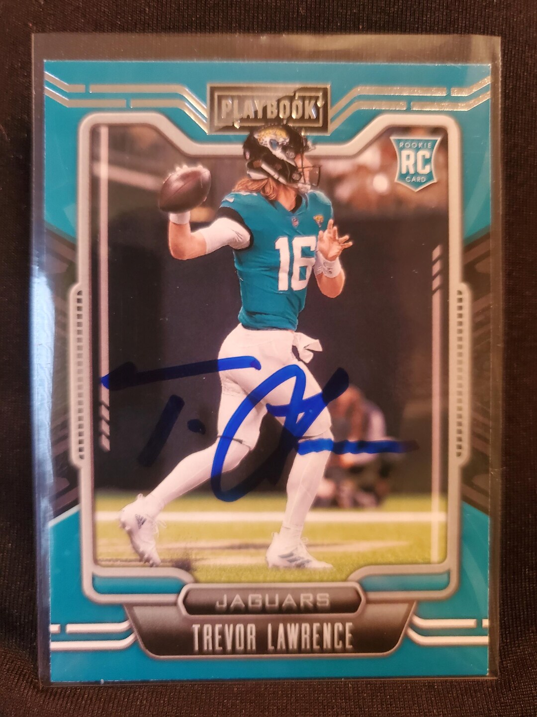 Trevor Lawrence Authentic Hand Signed 2021 Panini Rookie Card ...