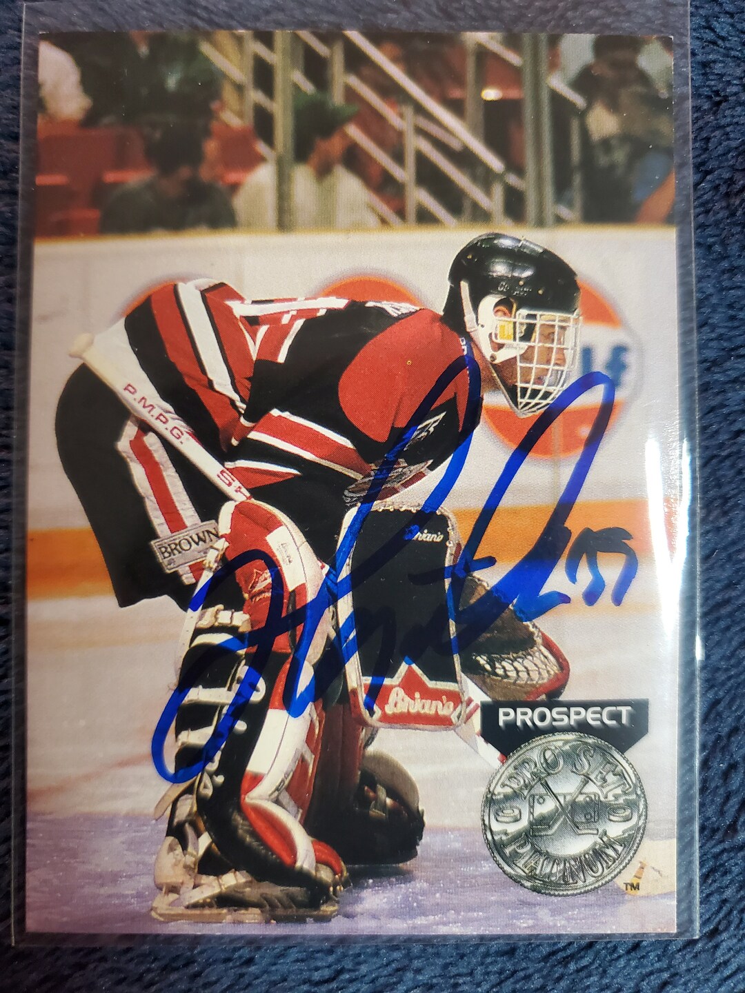 Dominik Hasek Authentic Hand Signed 1992 Platinum Rookie Card ...