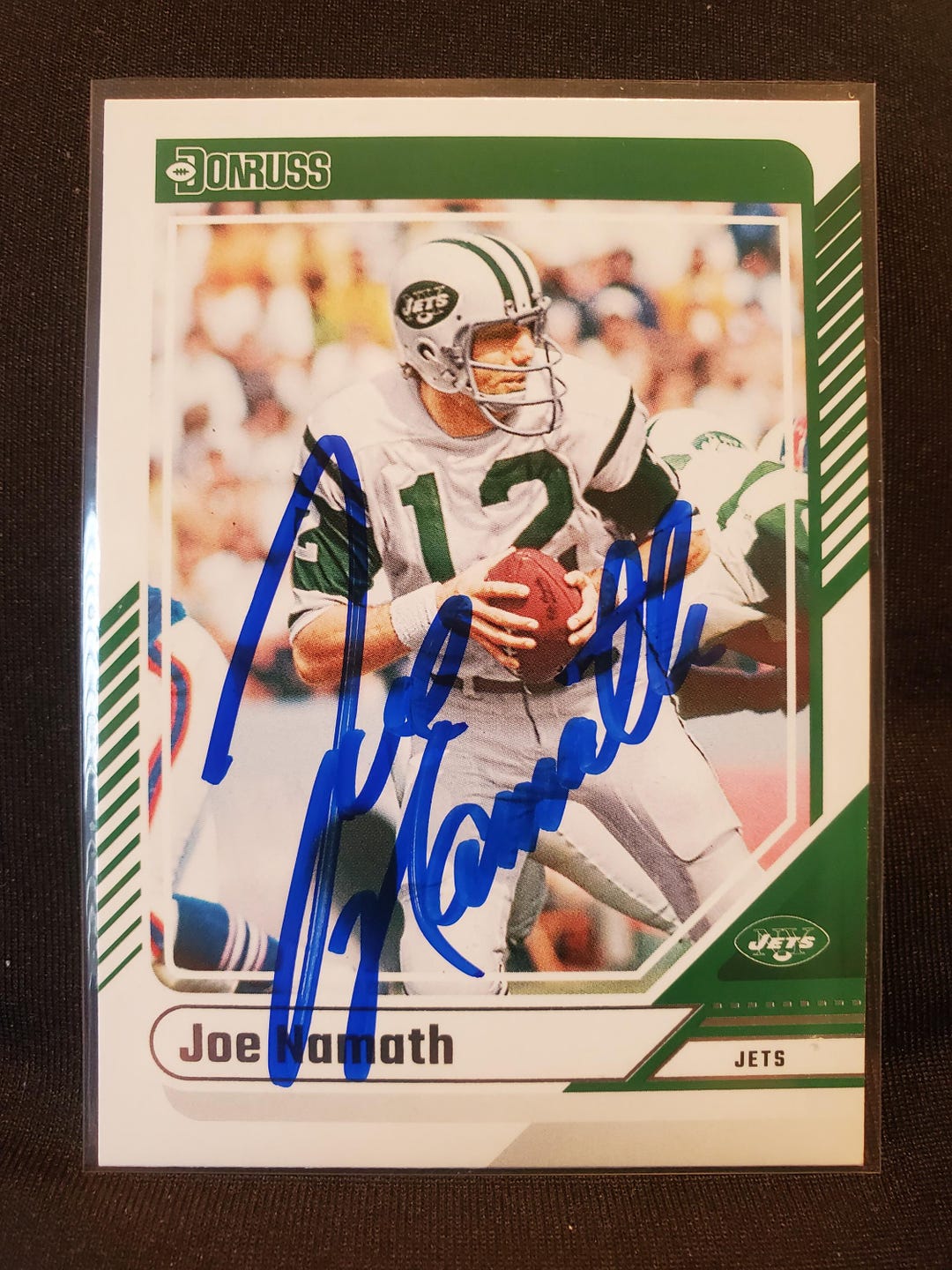 Joe Namath Authentic Hand Signed Panini Card Autographed HOF Tuff ...