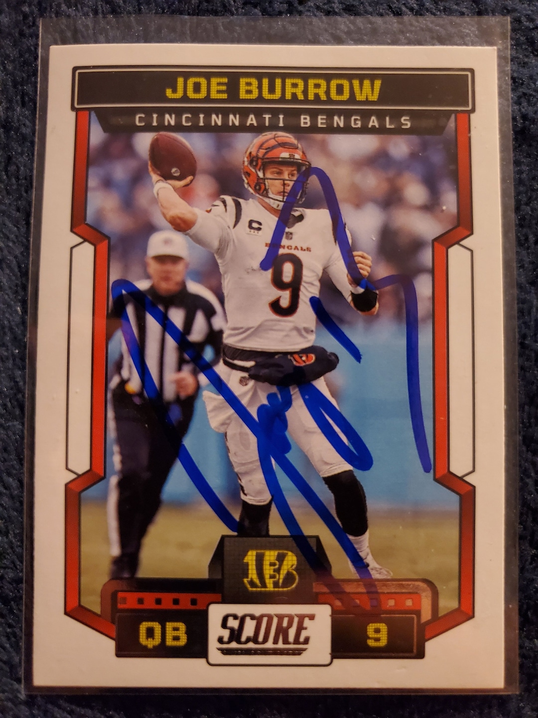 Joe Burrow Authentic Hand Signed 2022 Panini Football Card - Etsy