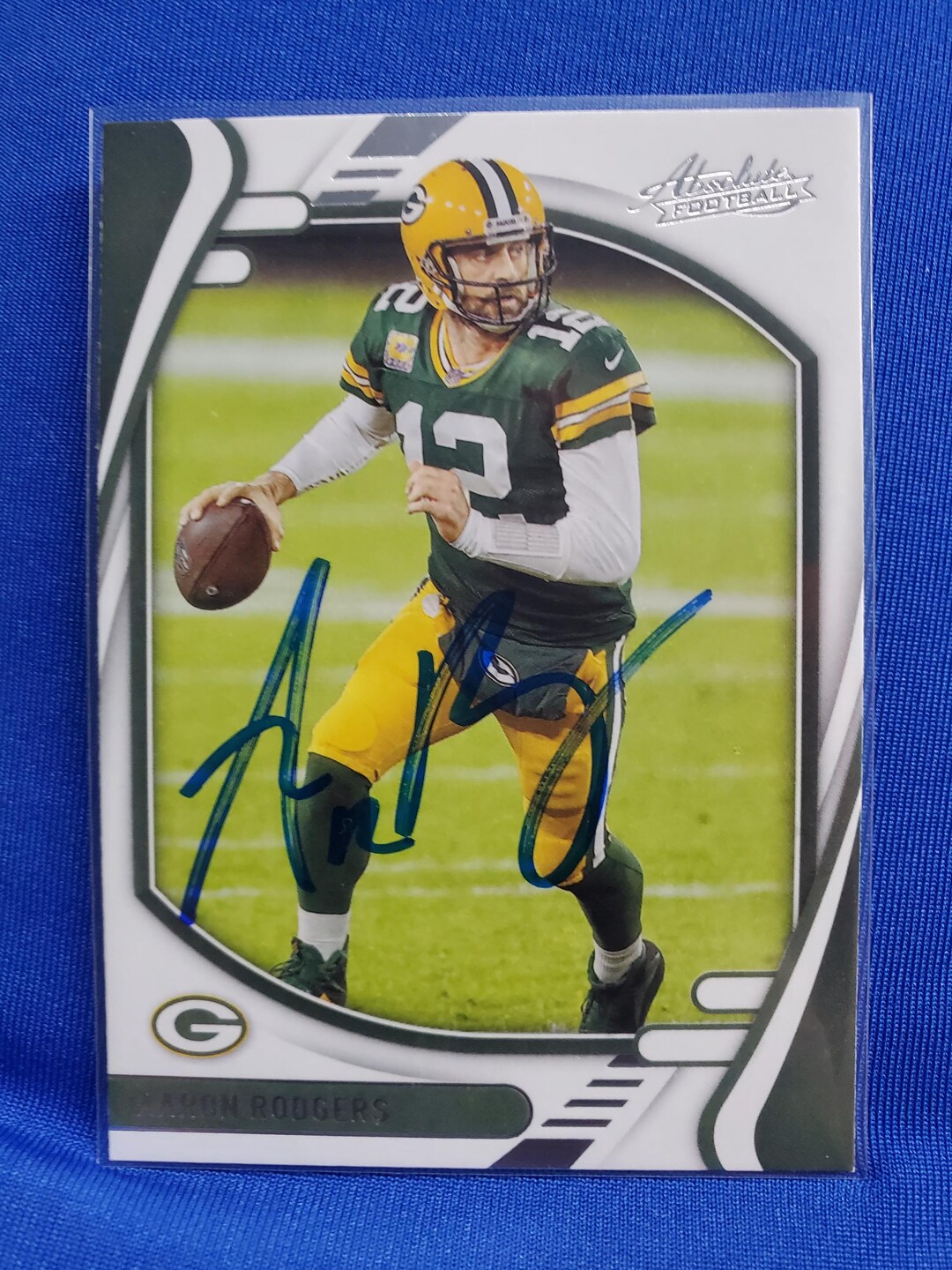 Aaron Rodgers Authentic Hand Signed 2021 Absolute Card Autographed ...