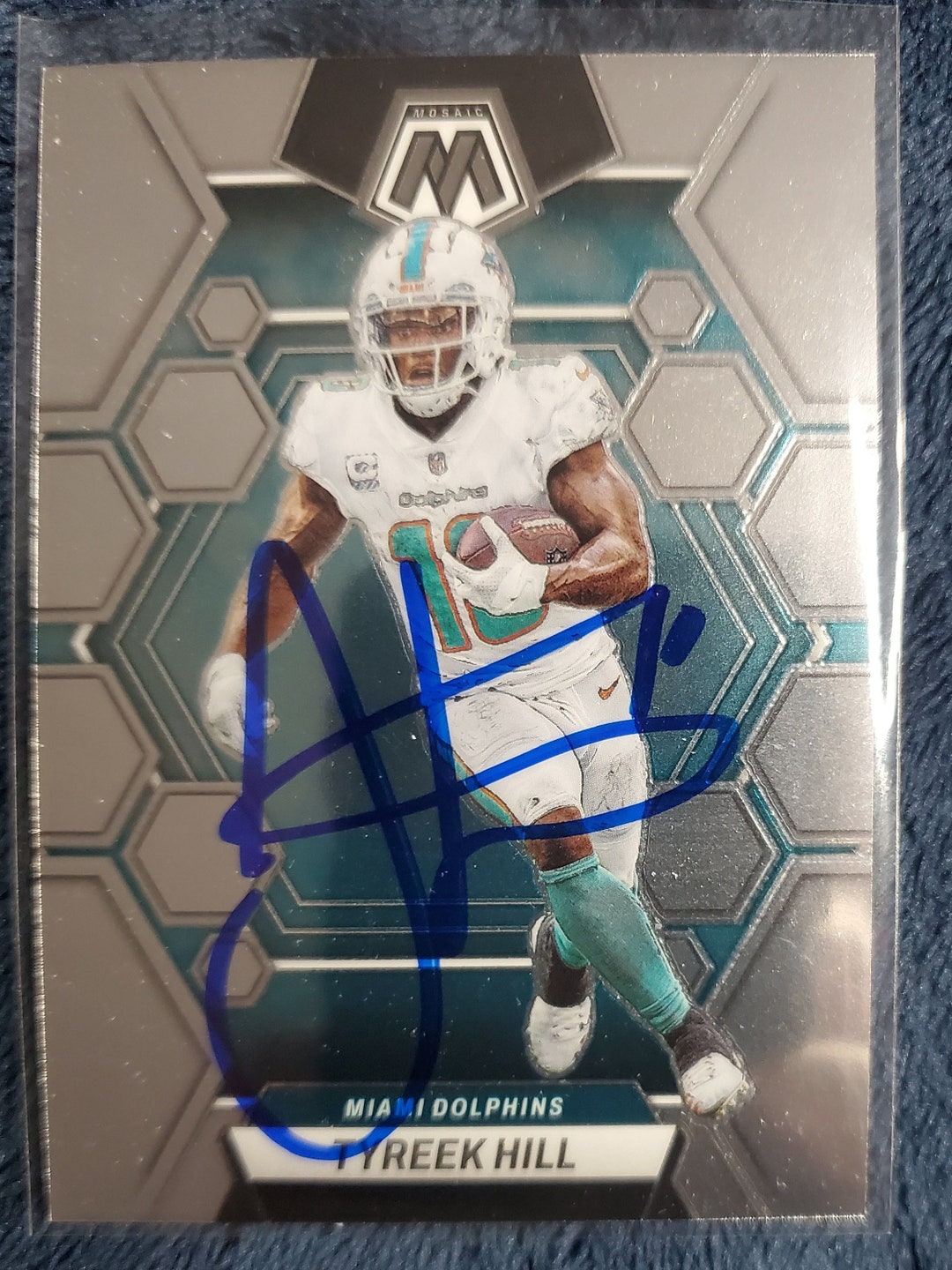 Tyreek Hill Authentic Hand Signed 2023 Mosaic Card Autographed Future ...
