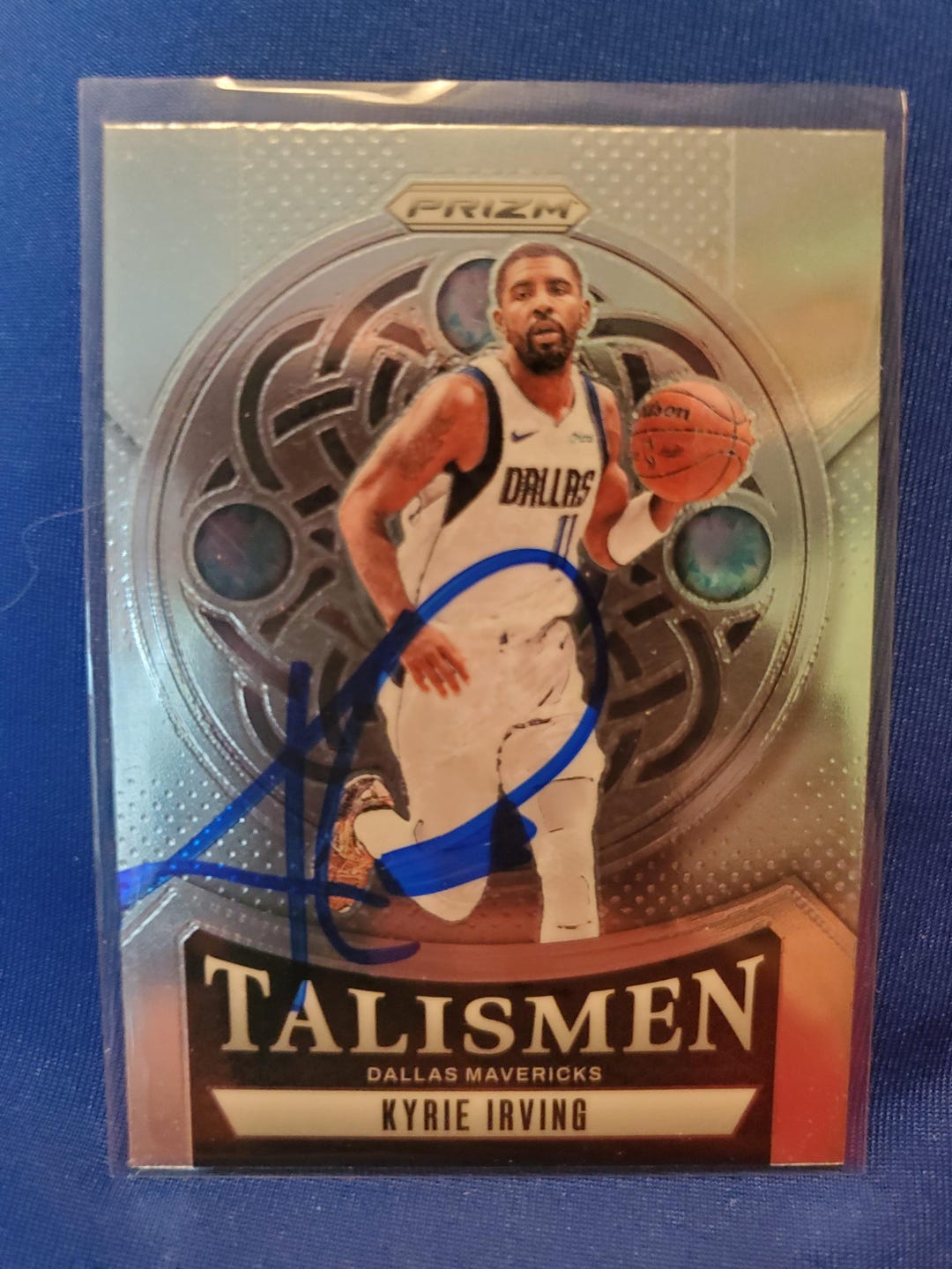 Kyrie Irving Authentic Hand Signed NBA Prizm Basketball Card ...
