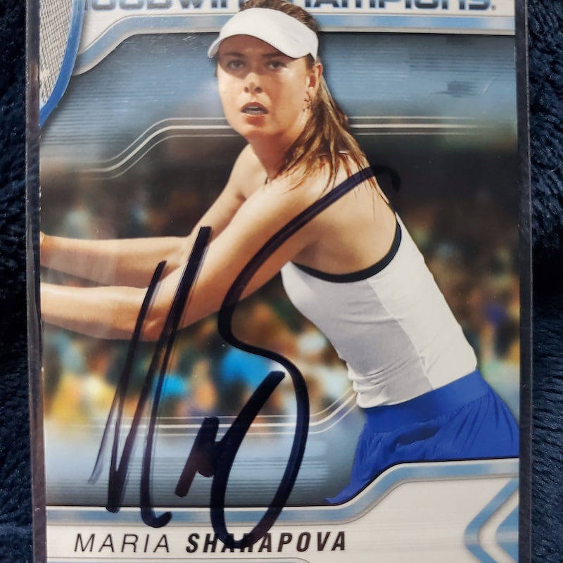 Maria Sharapova Autograph - Etsy