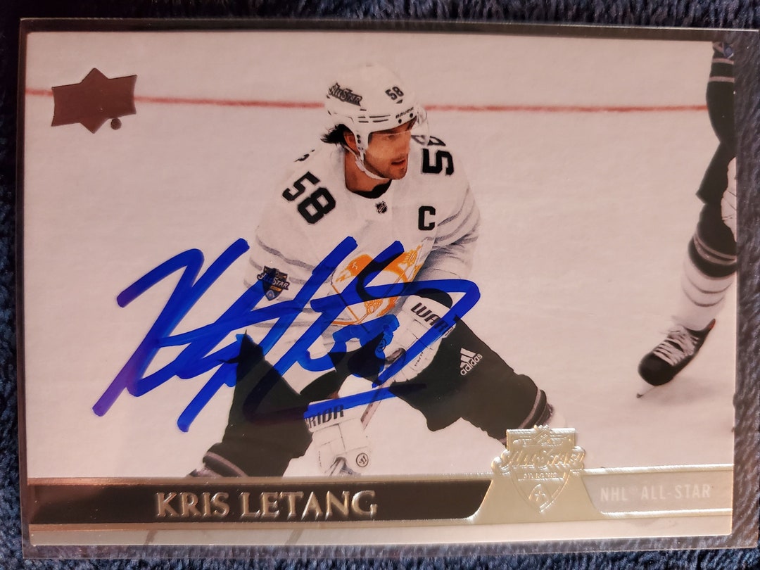 Kris Letang Authentic Hand Signed 2021 Upper Deck Card Autographed ...