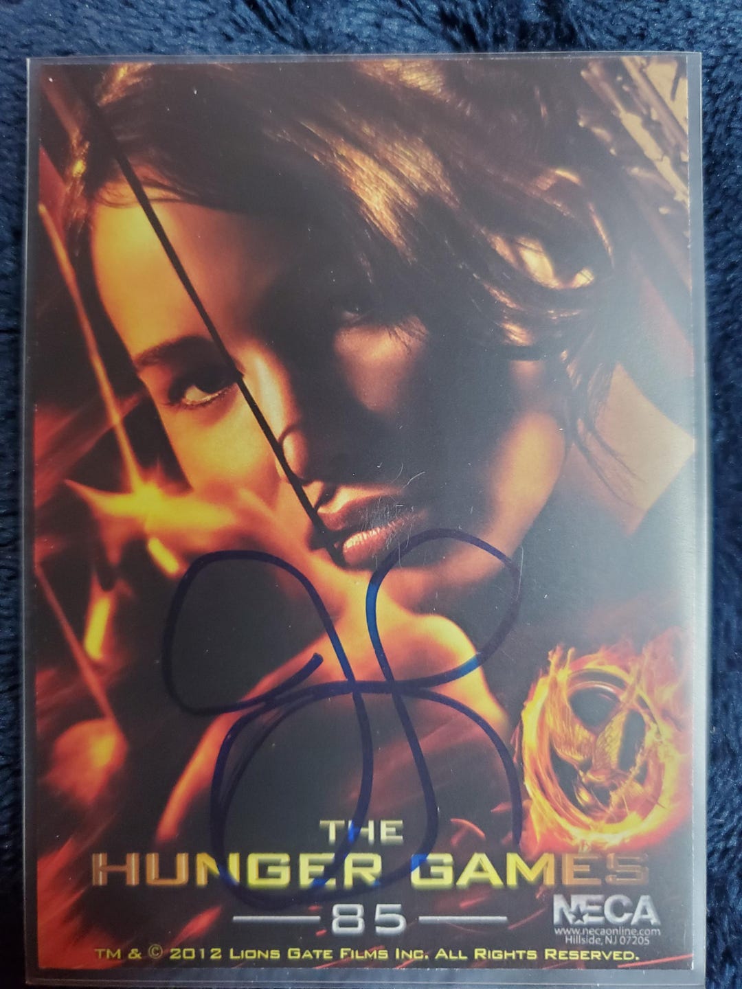 Jennifer Lawrence Authentic Hand Signed 2012 the Hunger Games Signed ...