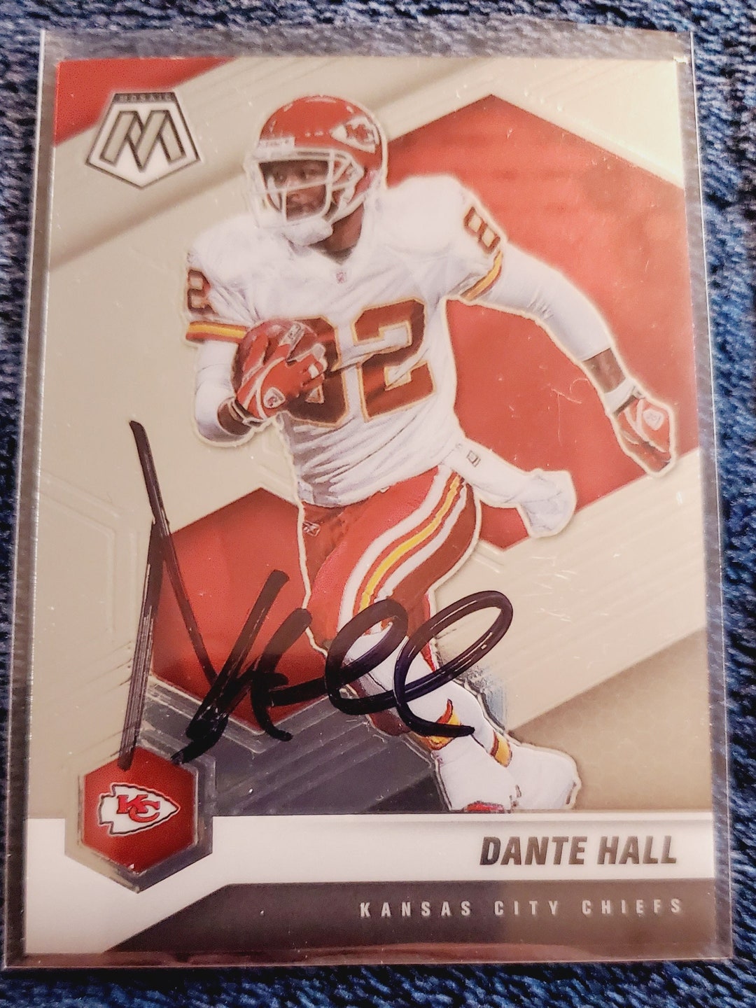 Dante Hall Authentic Hand Signed 2021 Mosaic Card Autographed Future ...