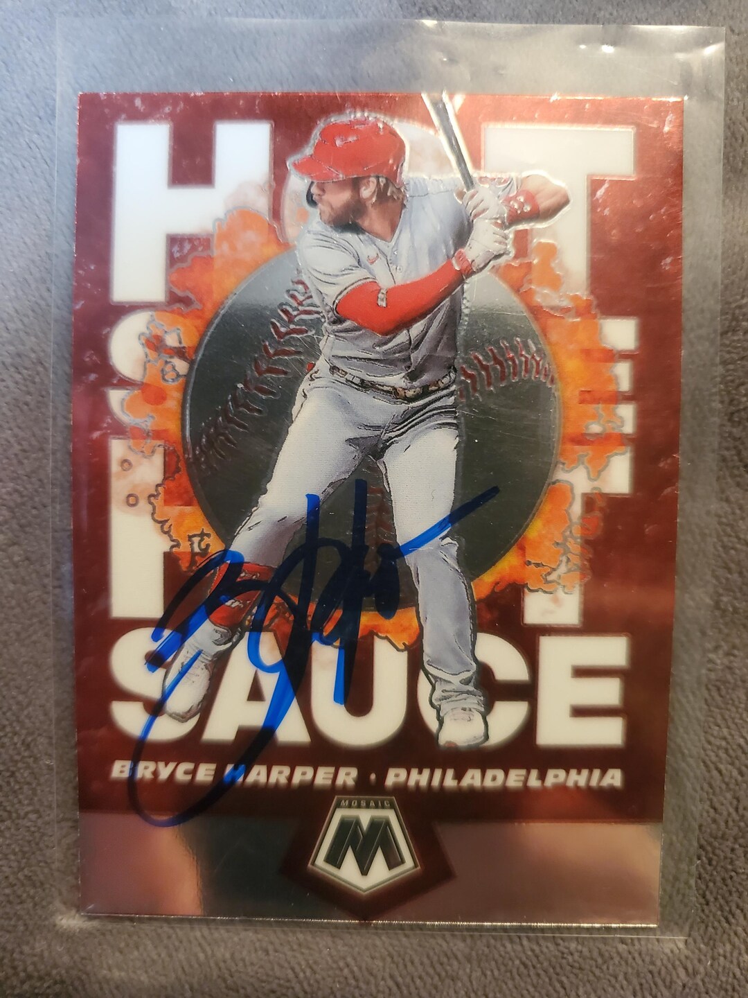Bryce Harper Authentic Hand Signed 2021 Panini Baseball Card ...