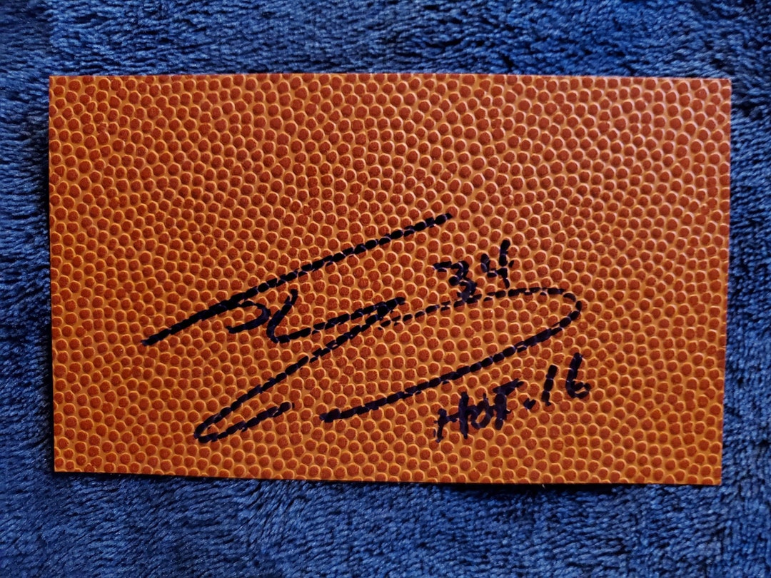 Shaquille O'neal Authentic Hand Signed 3x5 Basketball - Etsy